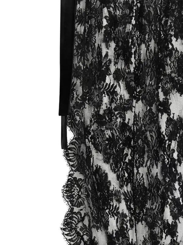 Dolce & Gabbana Chantilly Lace Halterneck Dress