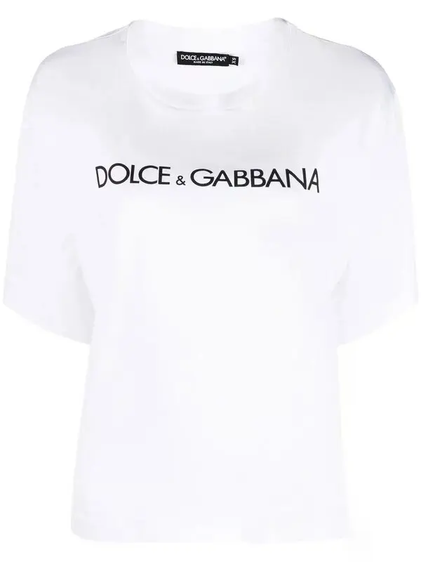 Dolce & Gabbana Logo-print Short-sleeve T-shirt - White