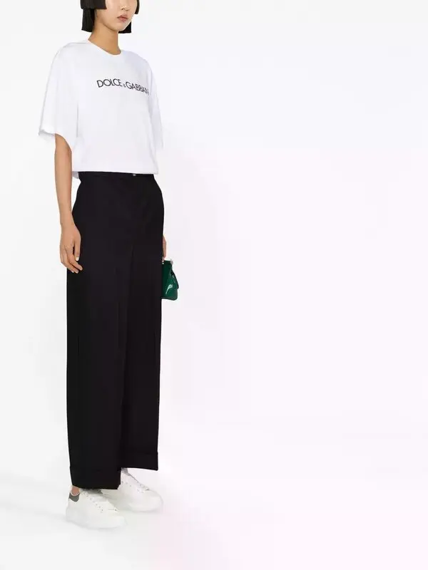 Dolce & Gabbana Cotton Logo Print T-shirt