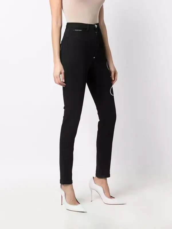 Philipp Plein Logo Print Jeggings