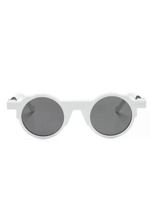 VAVA EYEWEAR Bl0002 Round Frame Sunglasses - White