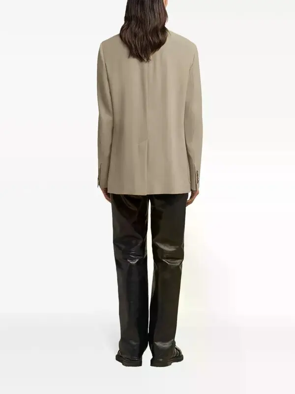 AMI Paris Double-breasted Peak-lapel Blazer