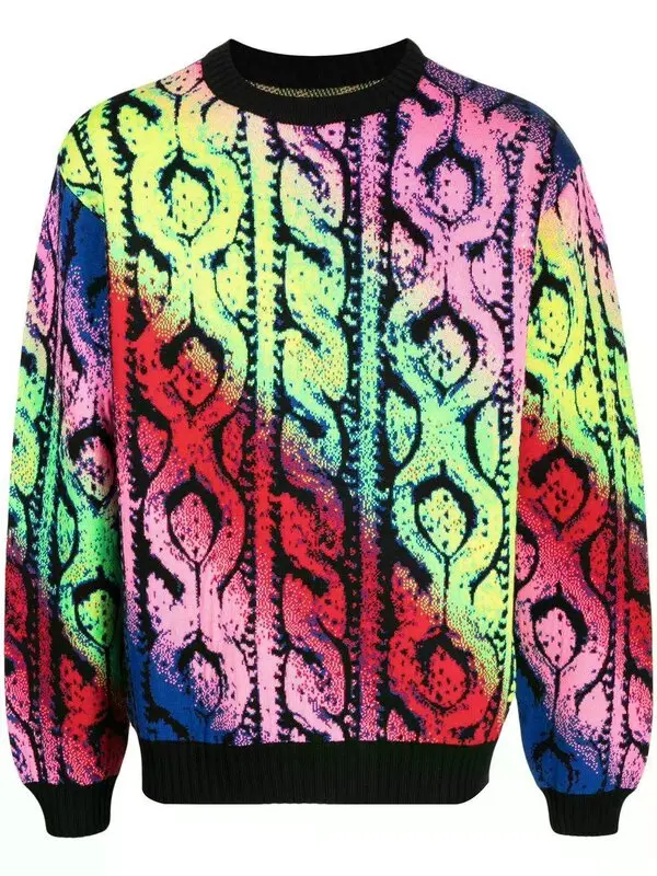 AGR Merino Wool Cable Knit Sweater
