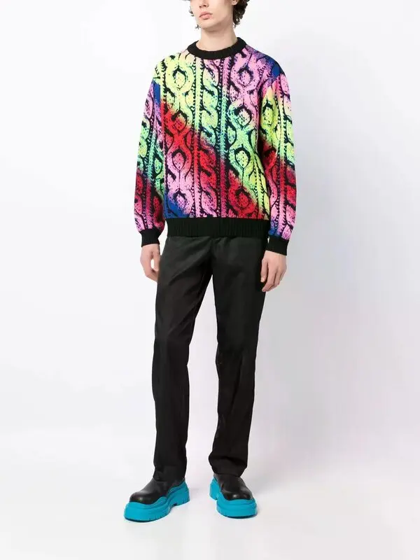 AGR Merino Wool Cable Knit Sweater