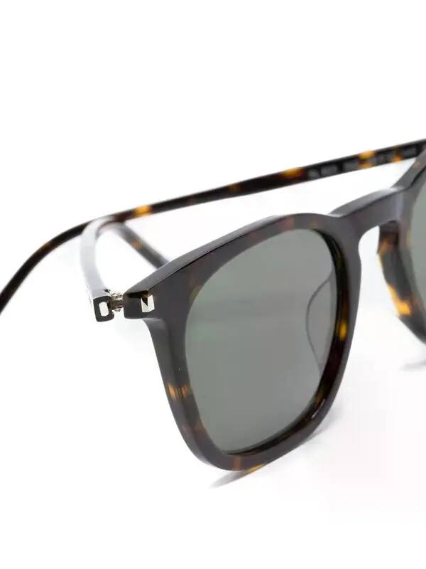 Saint Laurent Tortoiseshell-effect Square-frame Sunglasses