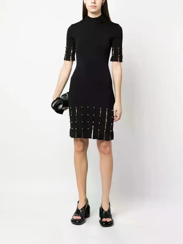 Simkhai Dina Mock-neck Knitted Dress