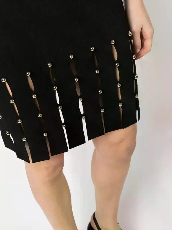 Simkhai Dina Mock-neck Knitted Dress
