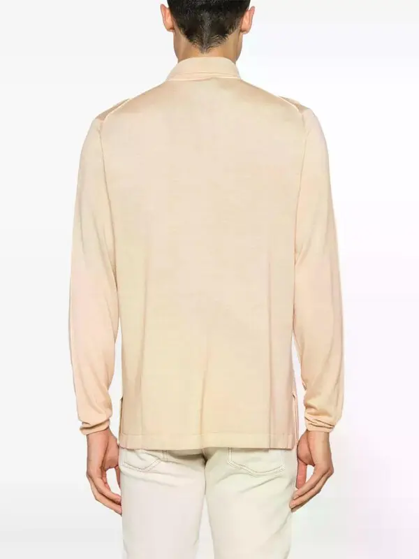 Canali Polo-collar Cardigan