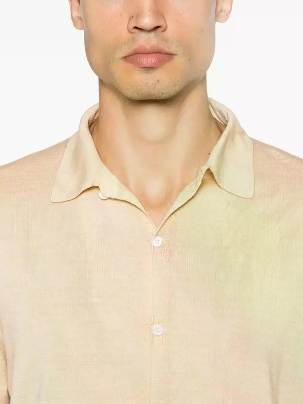 Canali Polo-collar Cardigan