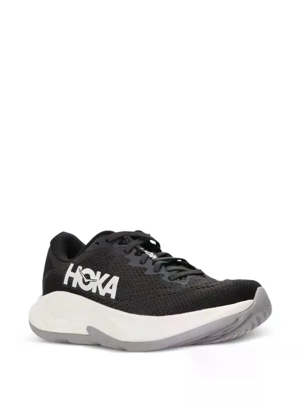 HOKA® Rincon 4 Lace Up Sneakers - Black