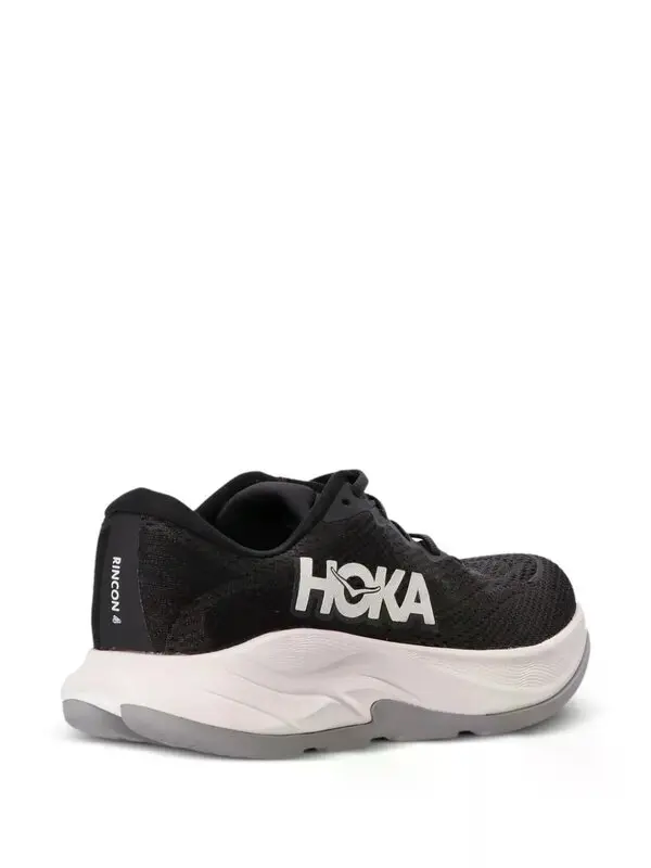 HOKA® Rincon 4 Lace Up Sneakers - Black