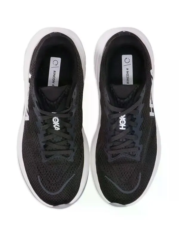 HOKA® Rincon 4 Lace Up Sneakers - Black