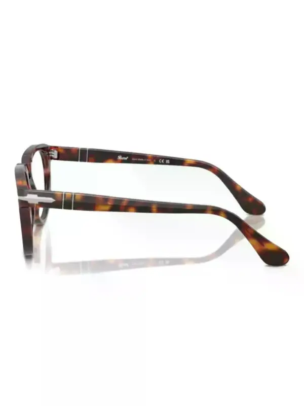 Persol Po3377v Tortoiseshell-effect Round-frame Glasses