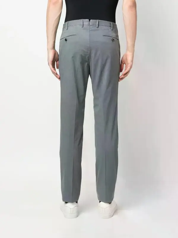 PT TORINO Cotton-lyocell Blend Chino Pants - Grey