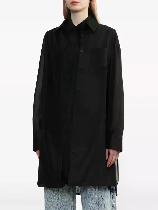 JUUN.J Layered Cotton Shirt