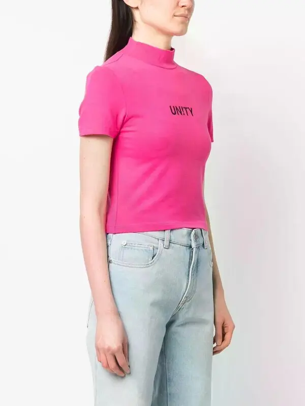 Ksubi Logo-print High Neck T-shirt