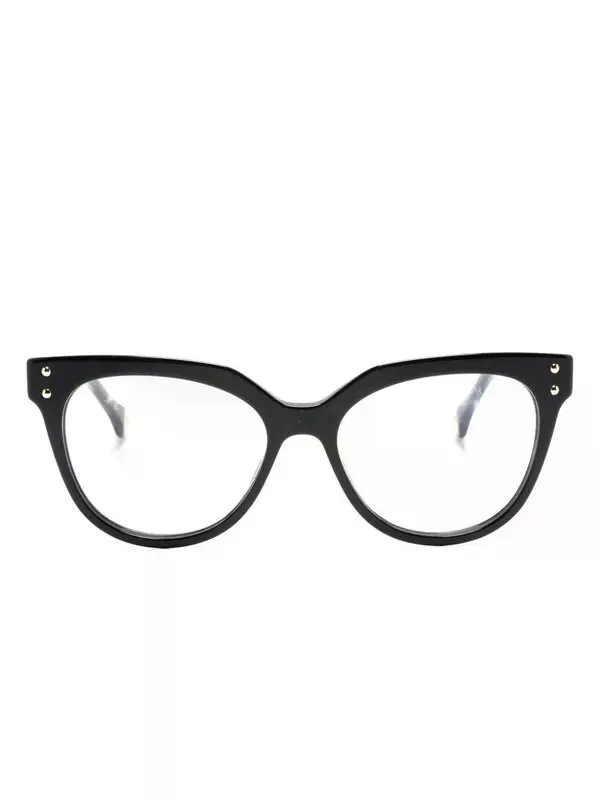 Carolina Herrera Butterfly Frame Eyeglasses - Black