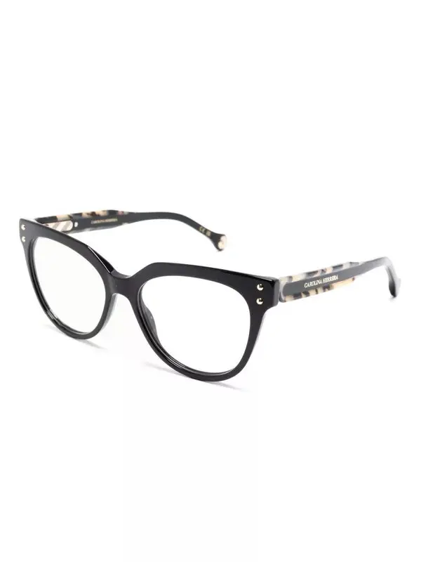 Carolina Herrera Butterfly Frame Eyeglasses - Black