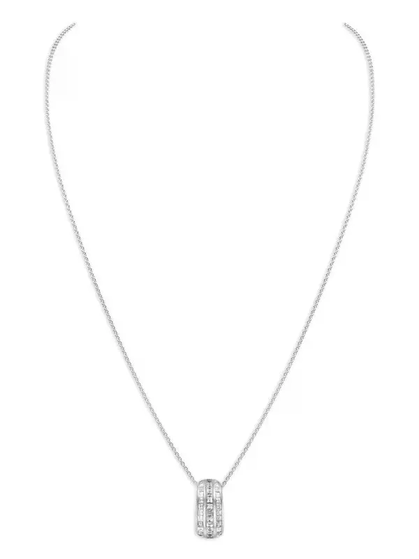 PRAGNELL 18kt White Gold Manhattan Diamond Necklace - Silver