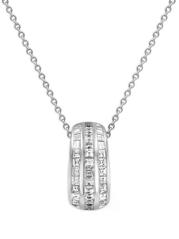 PRAGNELL 18kt White Gold Manhattan Diamond Necklace