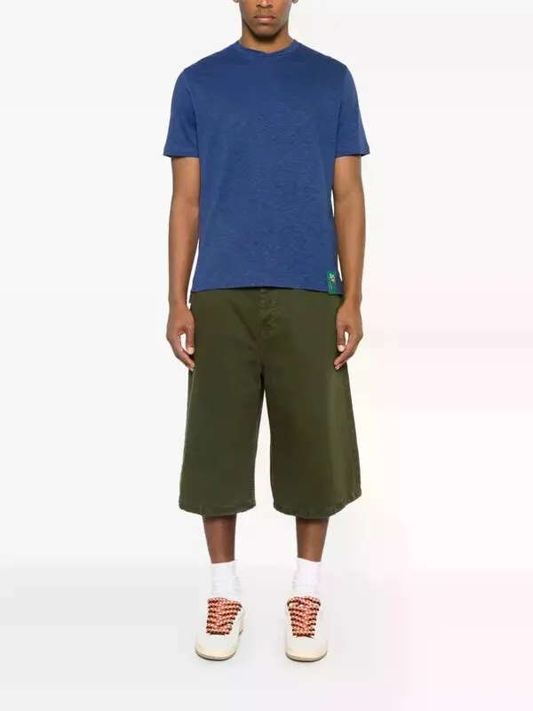 Paul Smith Logo-tag T-shirt - Blue