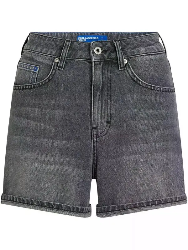 Karl Lagerfeld High-rise Denim Shorts