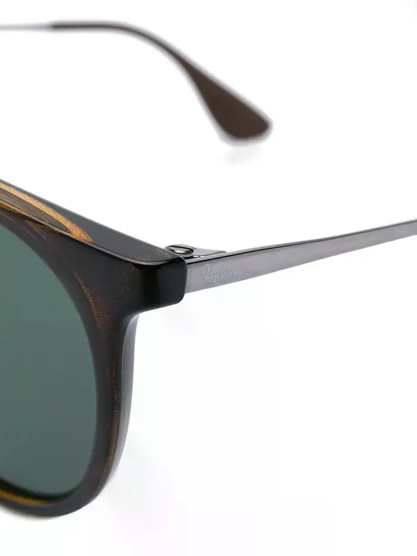 Ray-ban Tortoiseshell Round Frame Sunglasses