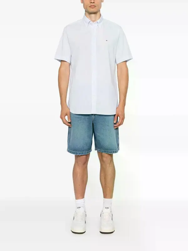 Tommy Hilfiger Striped Cotton-blend Shirt