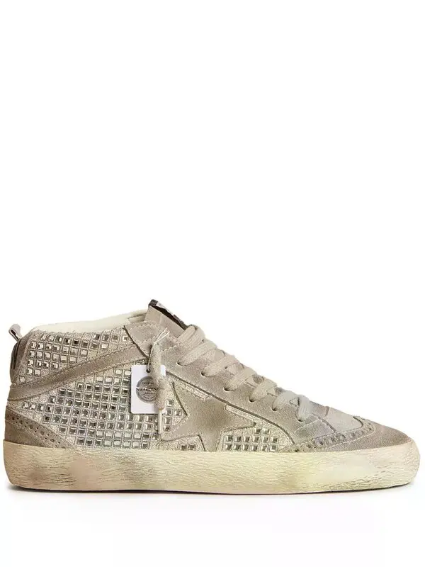 GOLDEN GOOSE Mid Star Trainers - Neutrals