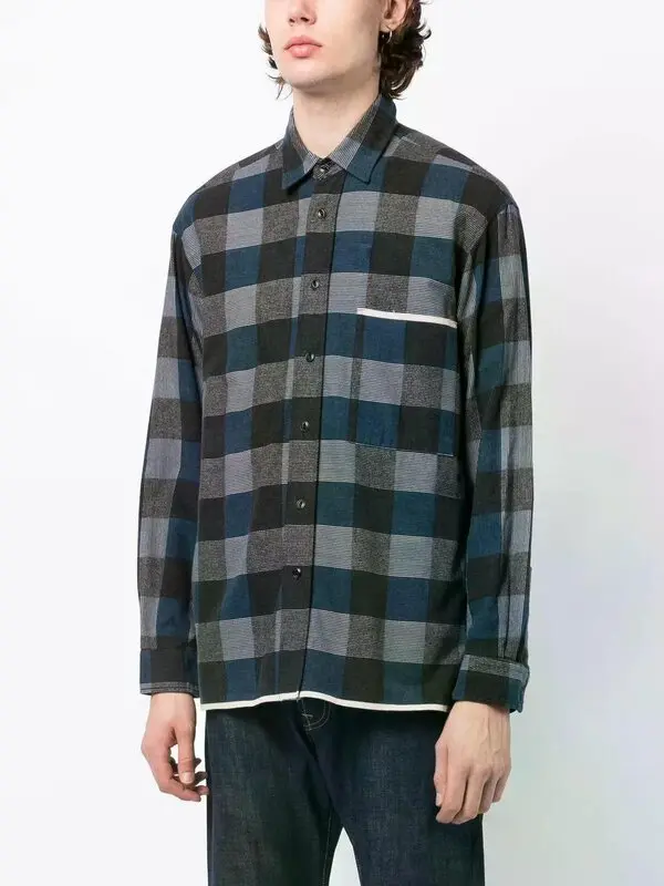 President's Check-print Cotton Shirt