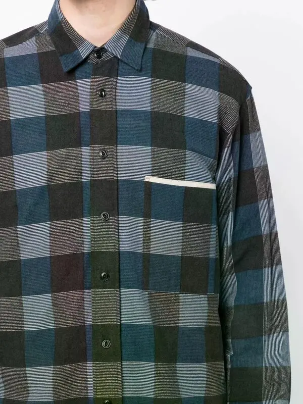 President's Check-print Cotton Shirt