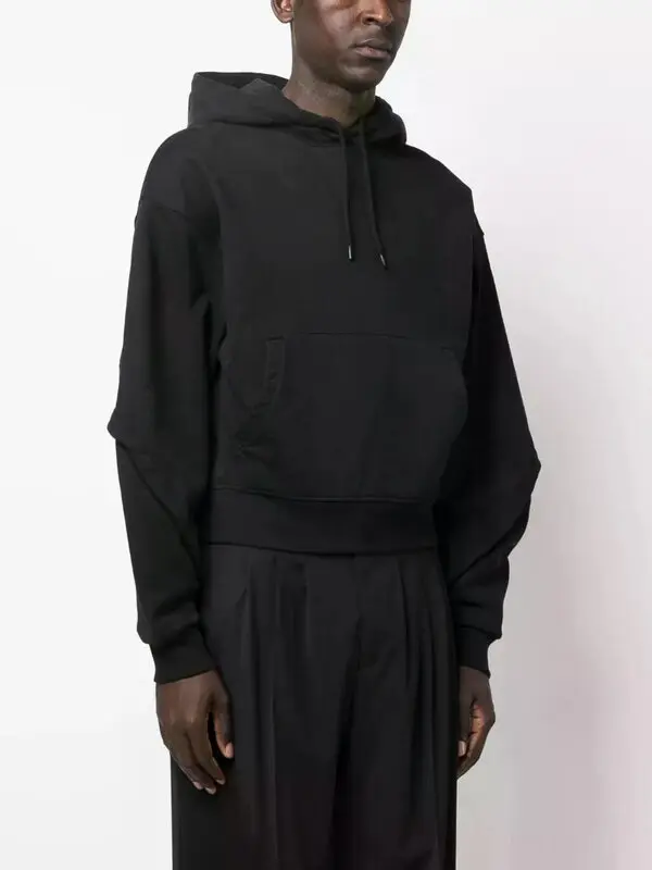 MUGLER Balloon Sleeves Drawstring Hoodie