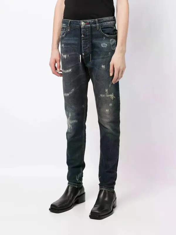Philipp Plein Low-rise Slim-cut Jeans