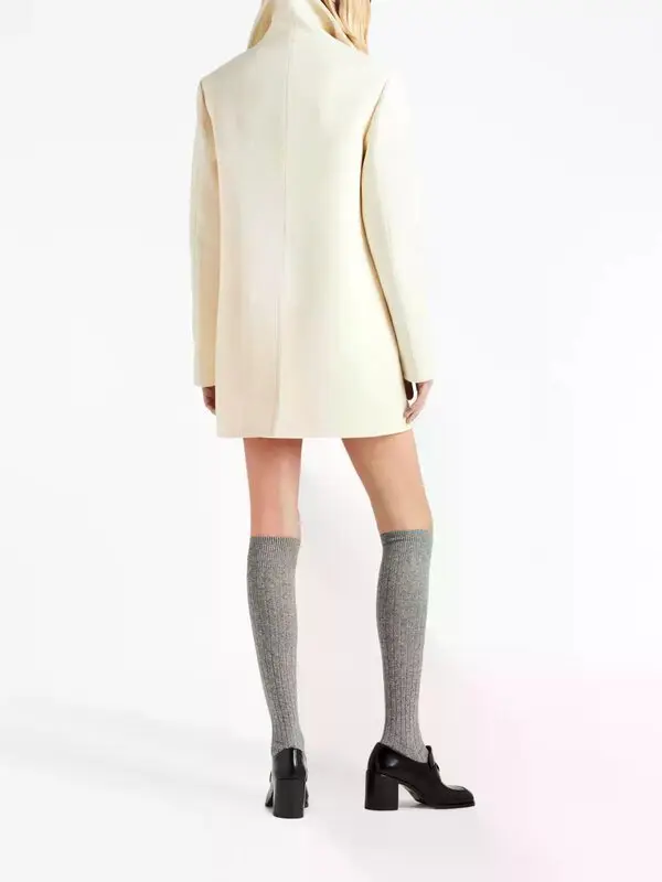 Prada Double-breasted Wool Peacoat