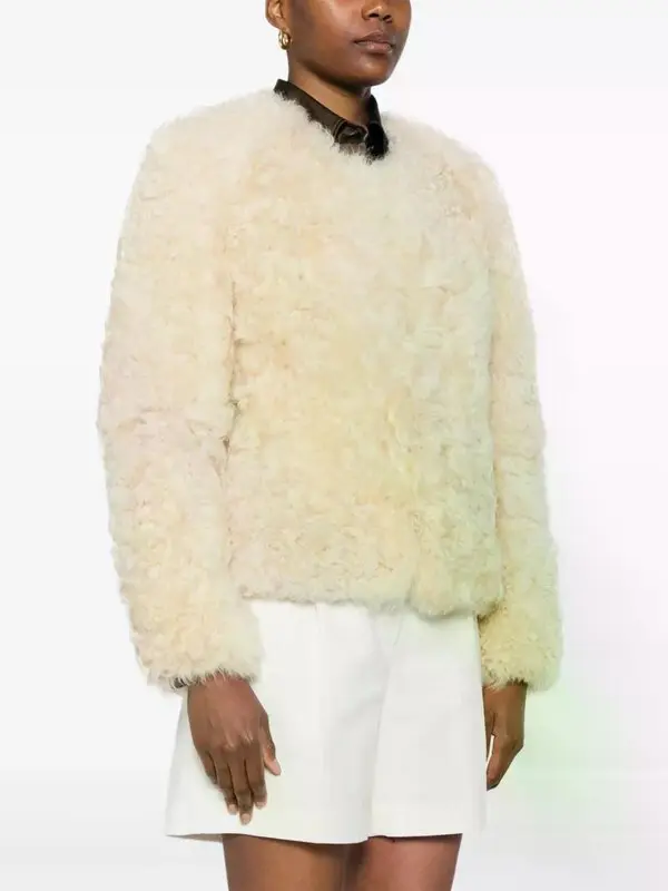 TOM FORD Faux-leather Jacket - Neutrals