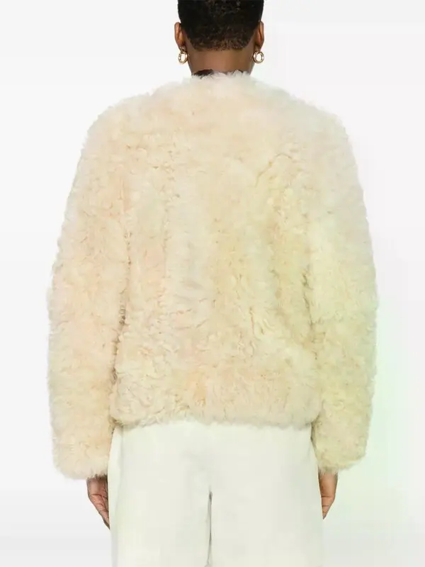 TOM FORD Faux-leather Jacket - Neutrals