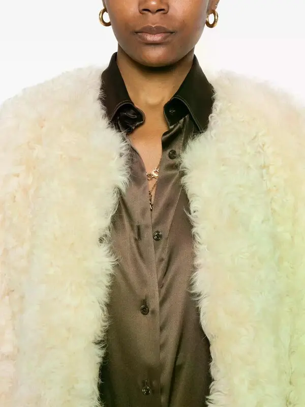 TOM FORD Faux-leather Jacket - Neutrals