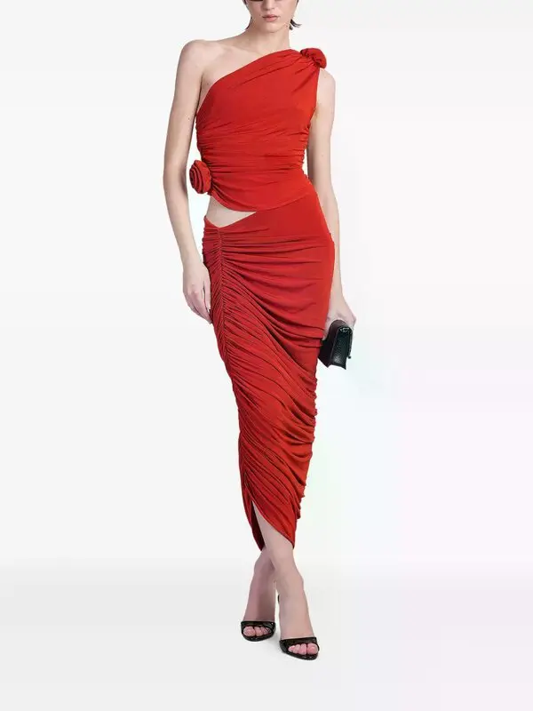Magda Butrym Asymmetric Draped Skirt