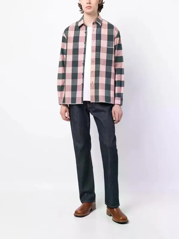 President's Check-print Cotton Shirt