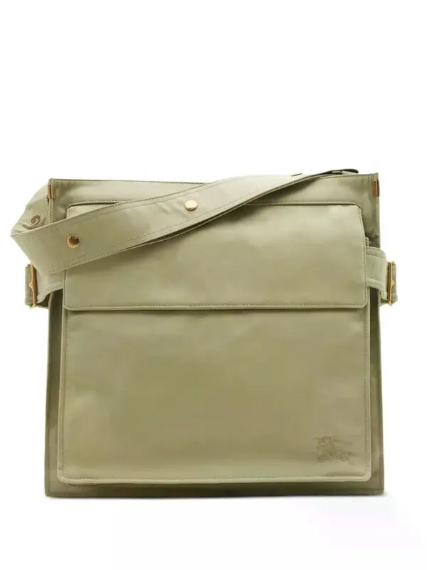 Burberry Leather Tote Bag - Green