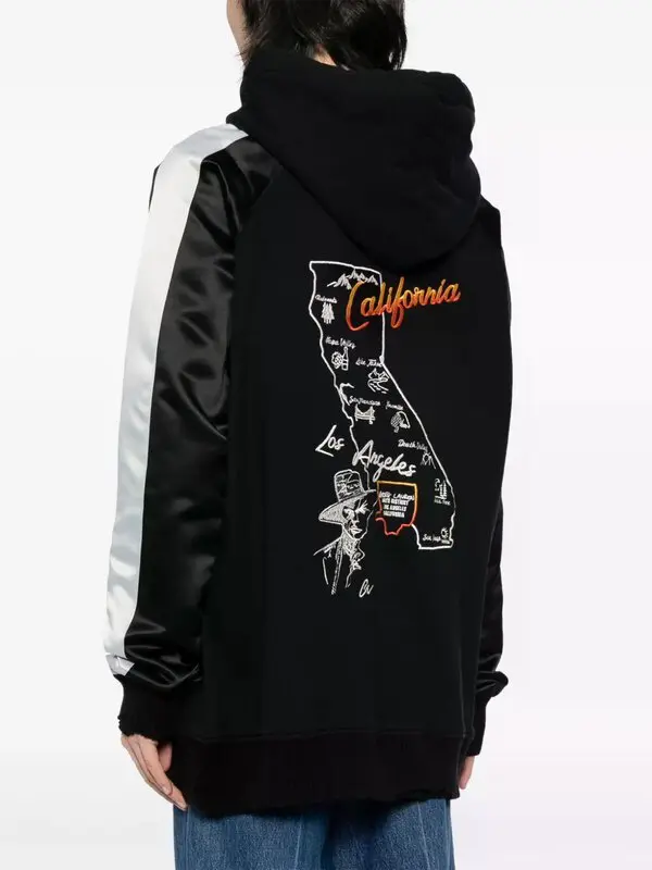 GREG LAUREN Embroidered Souvenir Hoodie