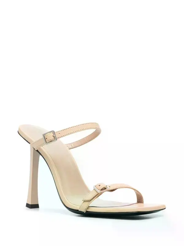 By Far Flick 90mm Sandals - Neutrals