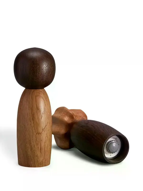 L'Objet Picanto Wood Salt And Pepper Mill - Brown