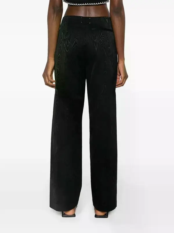 FORTE_FORTE Patterned-jacquard Straight-leg Jeans