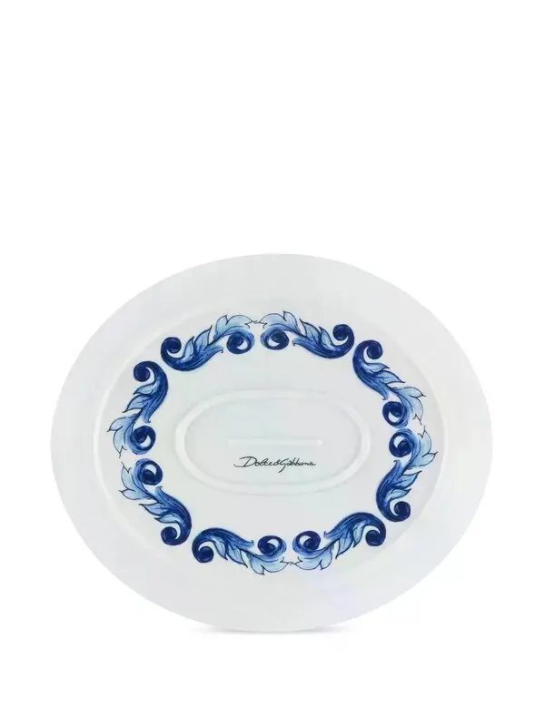 Dolce & Gabbana Porcelain Fiore Platter