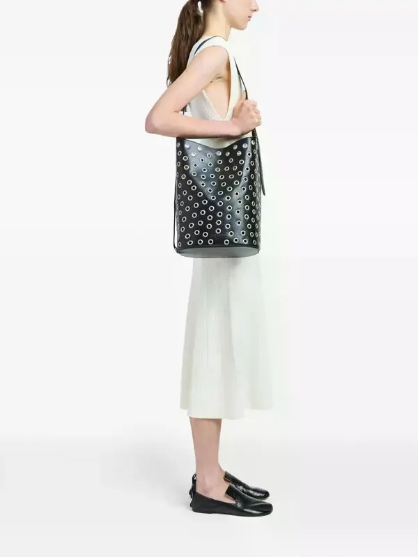 Proenza Schouler Brant Bucket Bag With Eyelet Embellishments