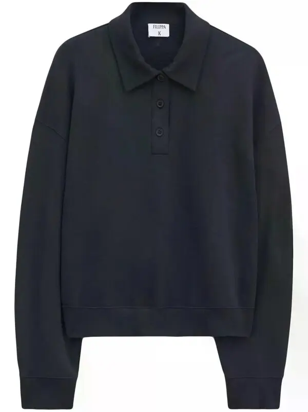 Filippa K Jersey Polo Shirt - Black
