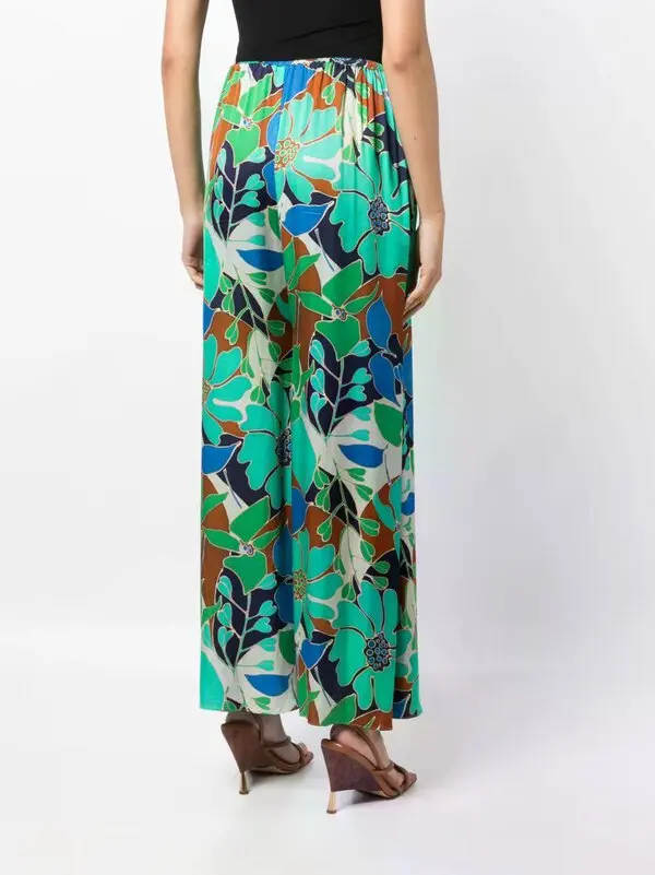 Cult Gaia Alaia Floral-print Trousers