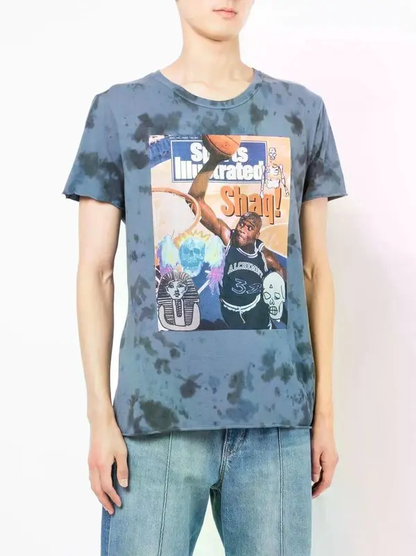 Alchemist Graphic Print Tie-dye T-shirt - Blue