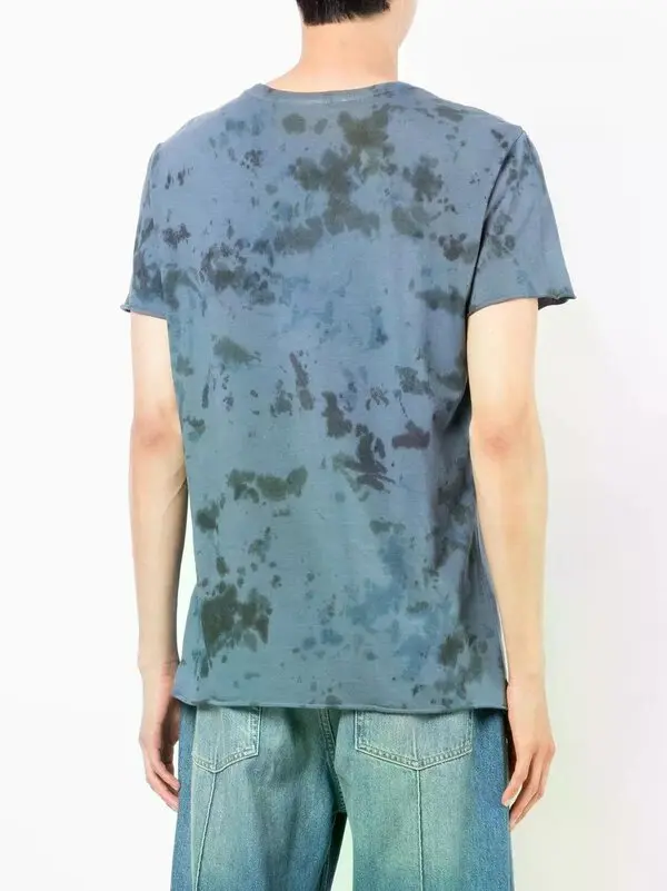 Alchemist Graphic Print Tie-dye T-shirt - Blue